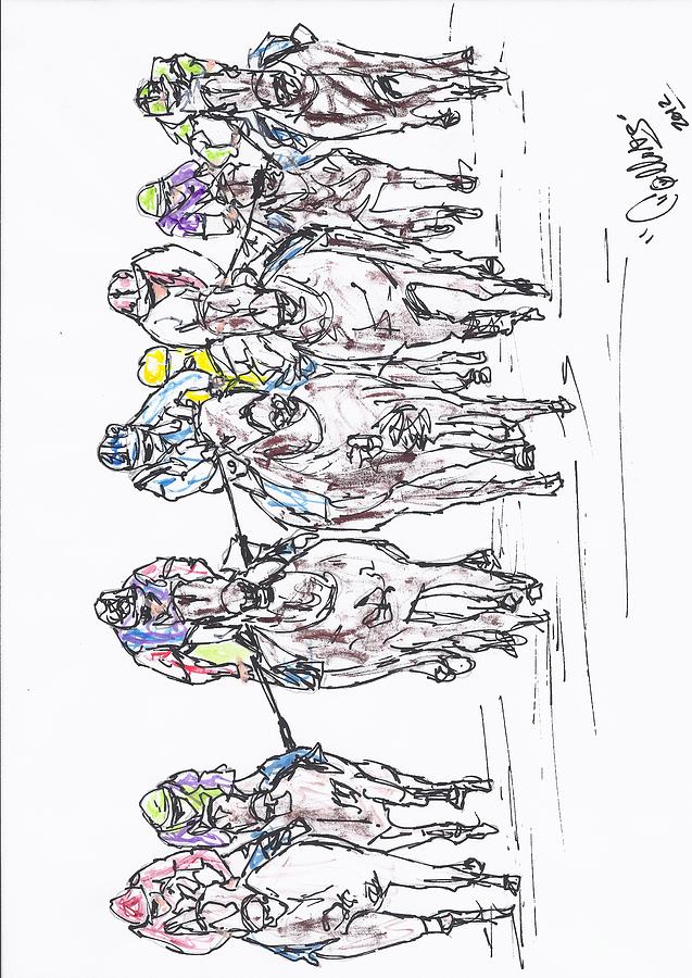 Multiple horses Painting by James Collins | Fine Art America