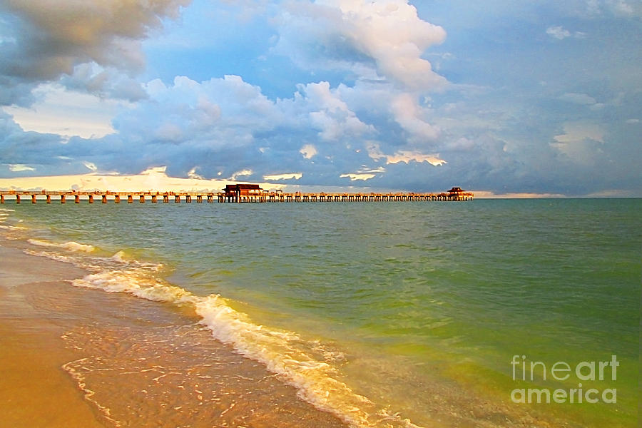Naples FL Beach Photograph by Danuta Bennett | Fine Art America