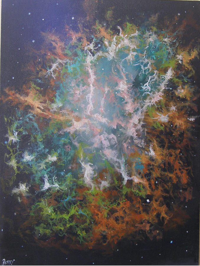 Nebula Cloud Crab Painting by Mark Perry - Fine Art America