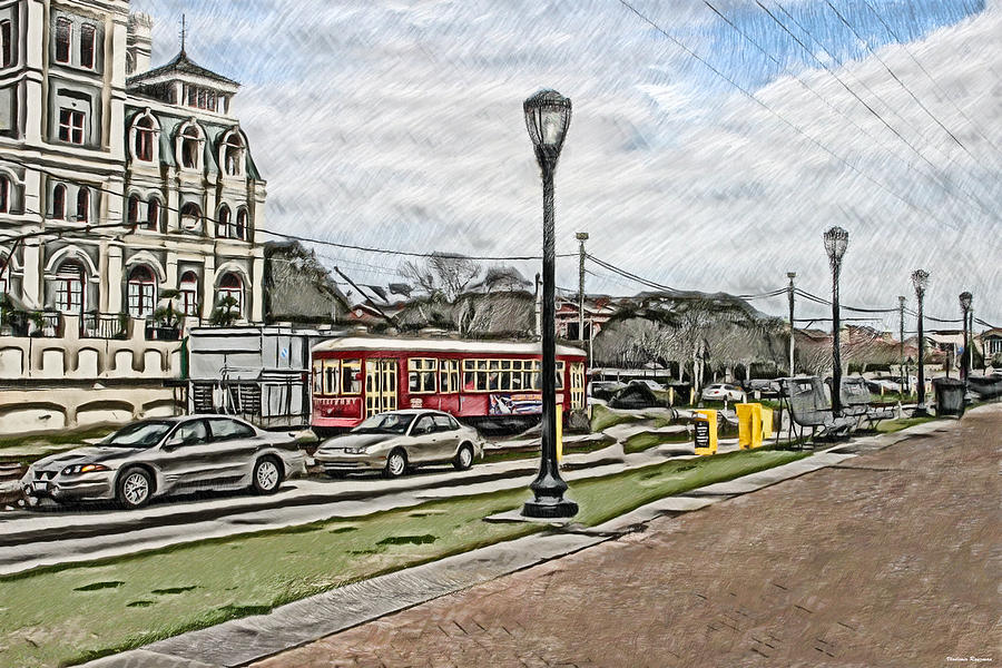 New Orleans Street Trolley Photograph by Vladimir Rayzman | Fine Art ...