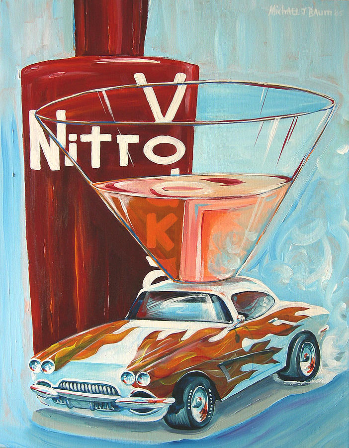 Nitro Vodka Painting by Michael Baum