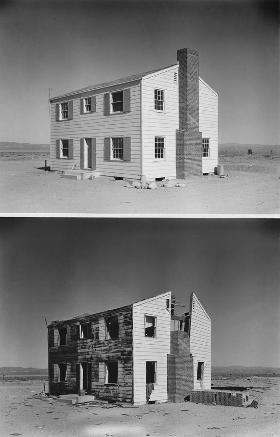 Nuclear Operation Cue Tested Buildings Photograph by Everett - Pixels