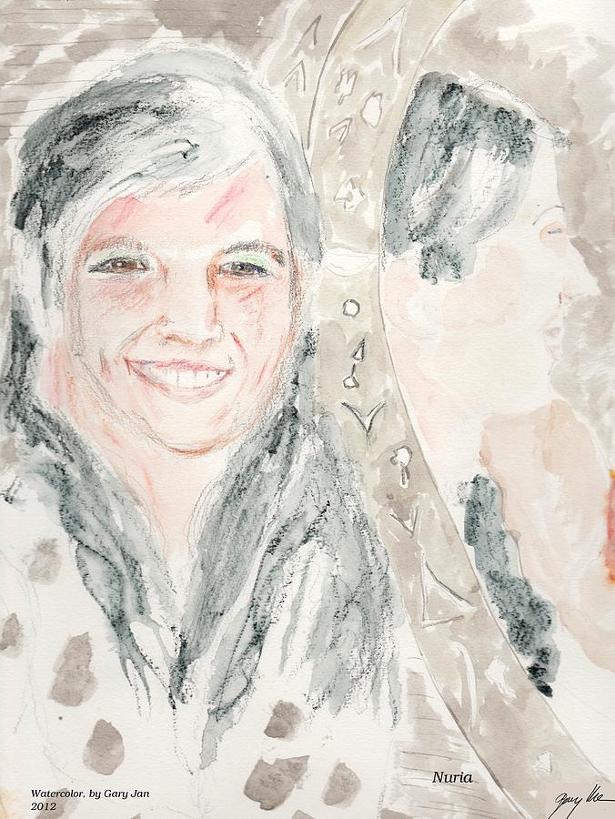 Nuria Painting by Gary Kirkpatrick - Pixels