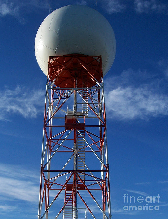 Nws Radar Tower And Radome Photograph by Science Source | Pixels