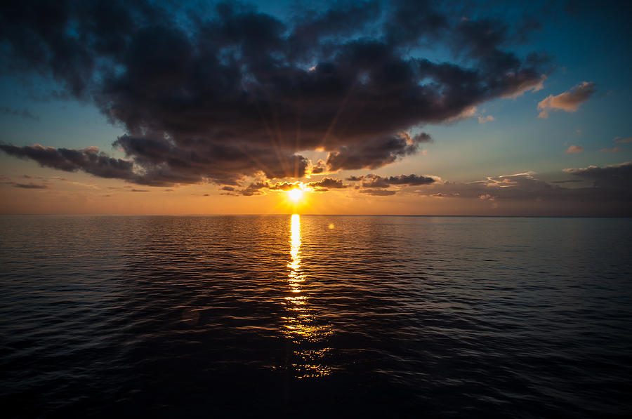 Ocean Sunset Photograph by Aaron McDonald - Fine Art America