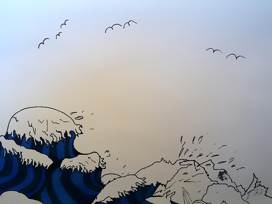 Oceanus Drawing by Tanner Lyon - Fine Art America