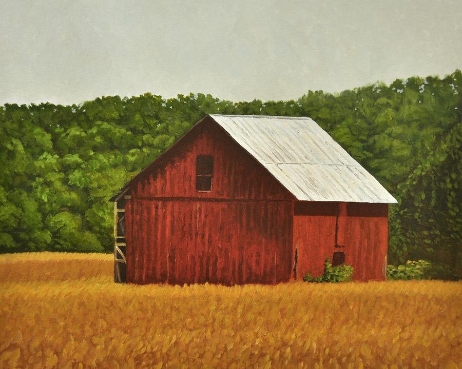 Old Barn Painting by Dmitriy Shvets - Fine Art America