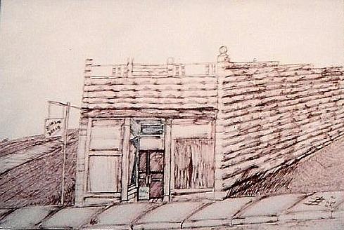 Old Bread Store Drawing by Ben Blum - Fine Art America