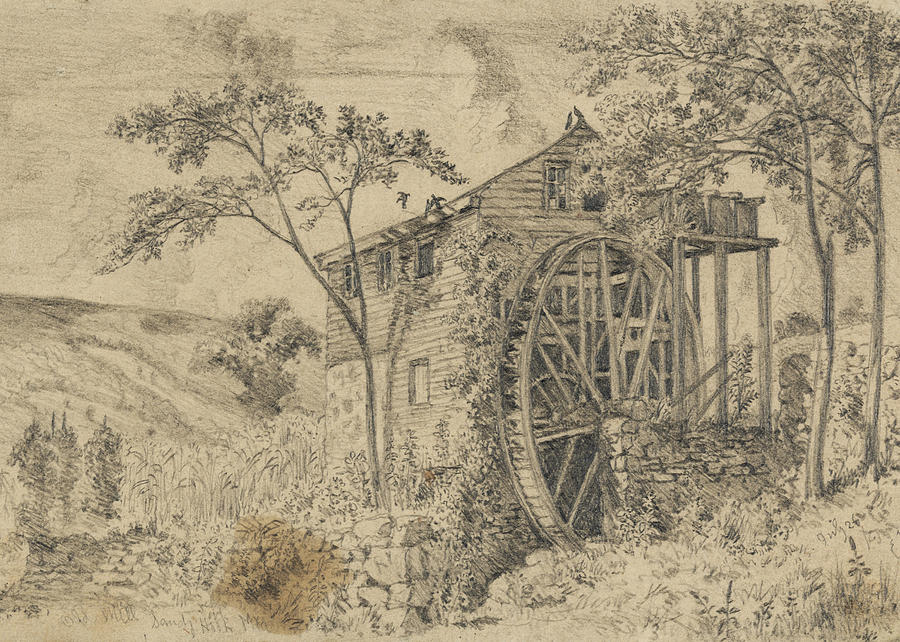 Old Mill, Sandy Hook, Md. 1863 Photograph by Everett - Fine Art America