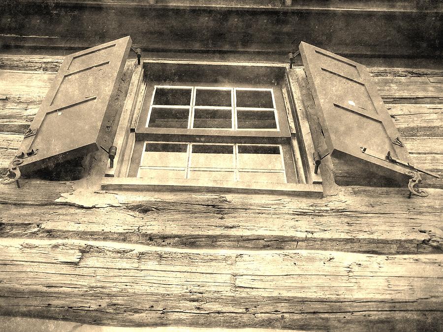 Old time window Photograph by Glenna Oliver - Pixels
