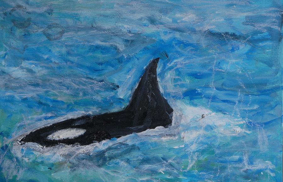 Orca Painting by Iris Gill - Fine Art America