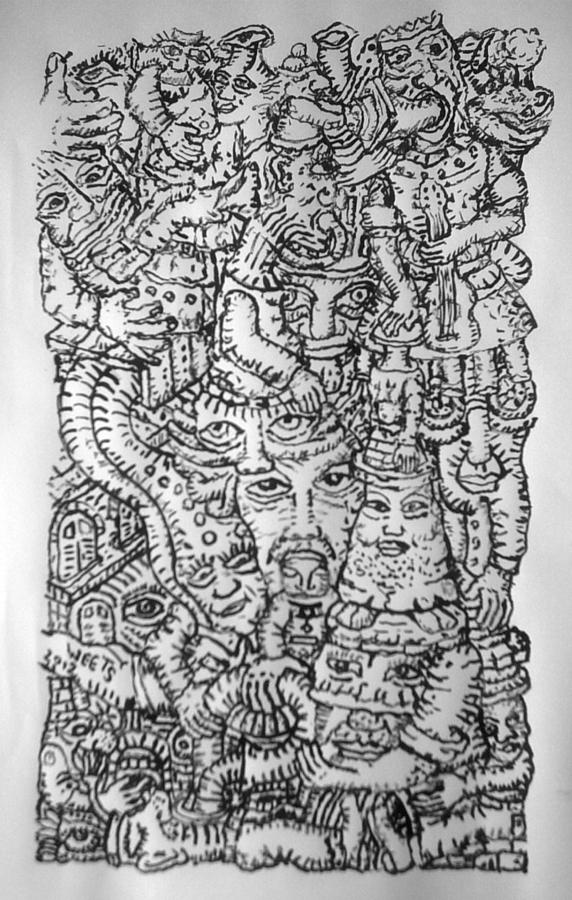 Overpowered Drawing by Eric Weets - Fine Art America