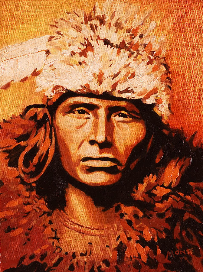Pawnee Painting by Monte Burzynski - Fine Art America