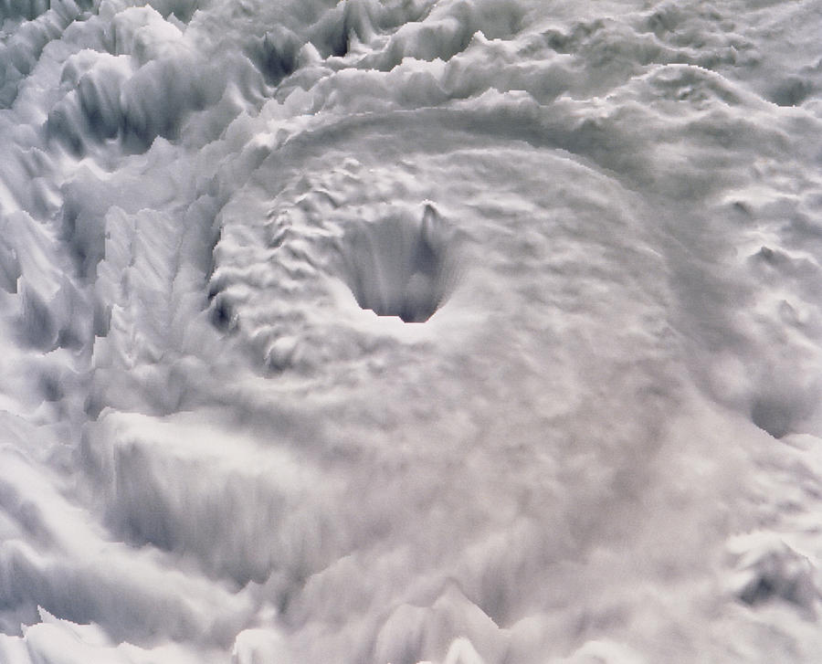 Perspective View Of Hurricane Allen From Space Photograph by Hasler ...