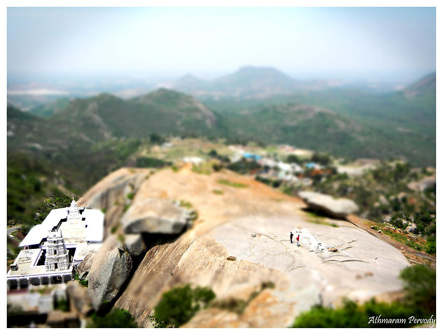 Plastic effect temple Photograph by Athmaram Pervody - Fine Art America