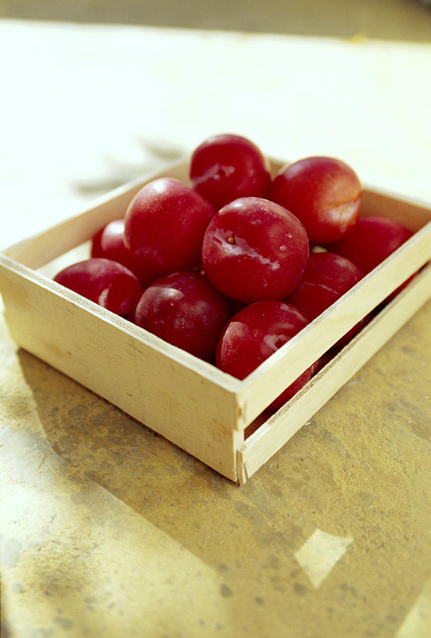 Plums by Science Photo Library