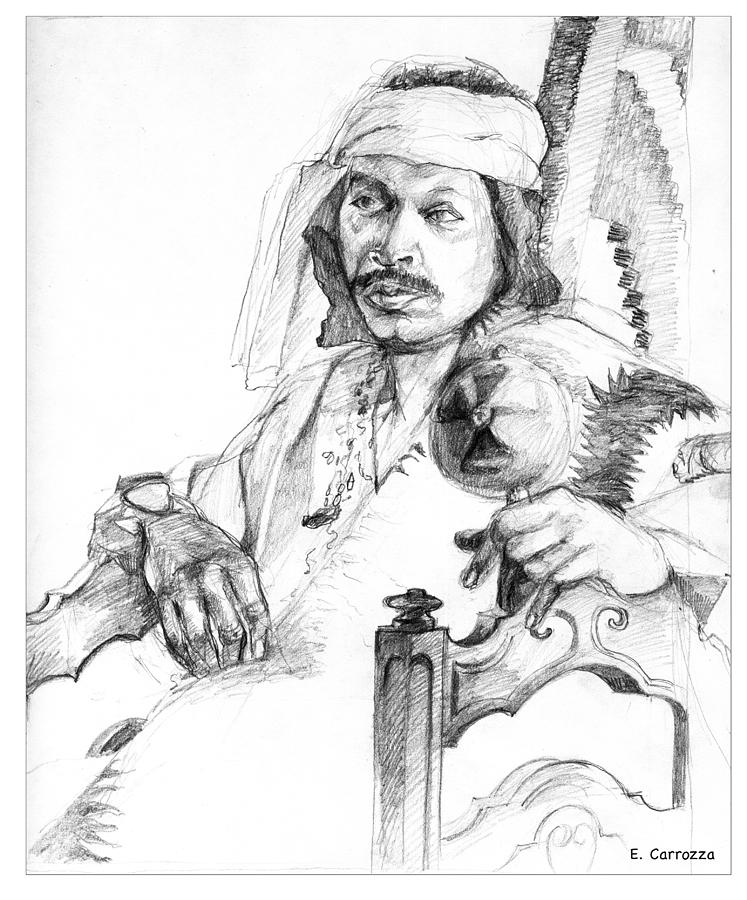 Portrait Study Drawing by Elizabeth Carrozza - Fine Art America