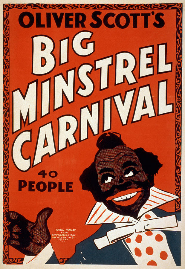 Poster Announcing A Minstrel Show Photograph by Everett - Fine Art America