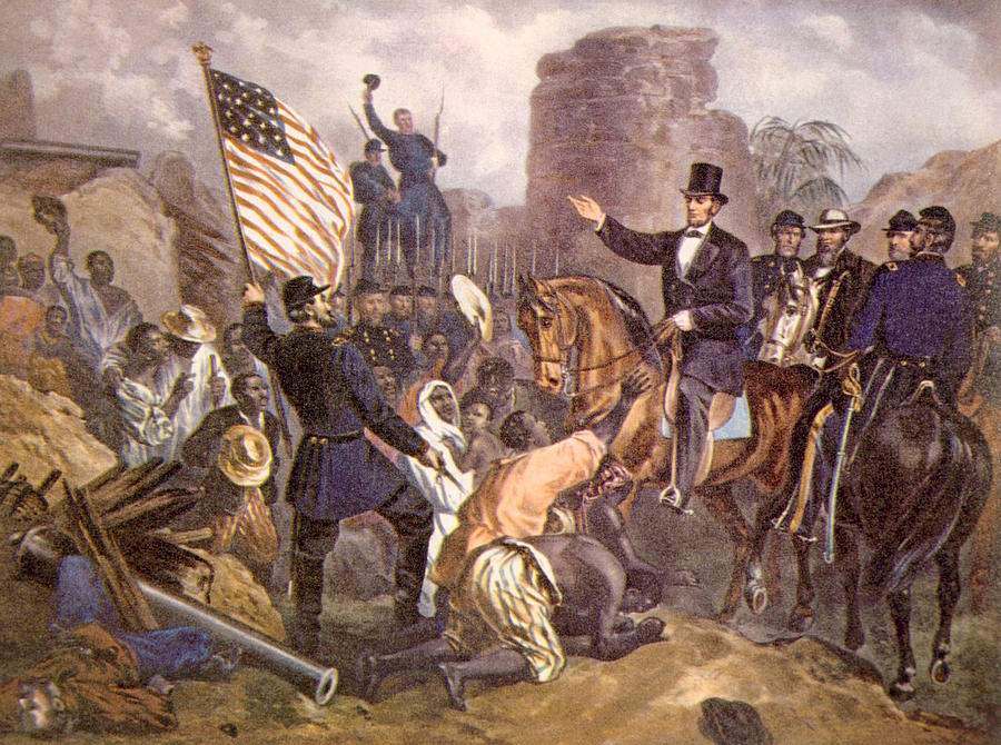 President Abraham Lincoln Visiting Photograph by Everett - Fine Art America