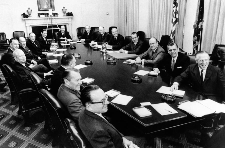 President Richard Nixon Holds First by Everett