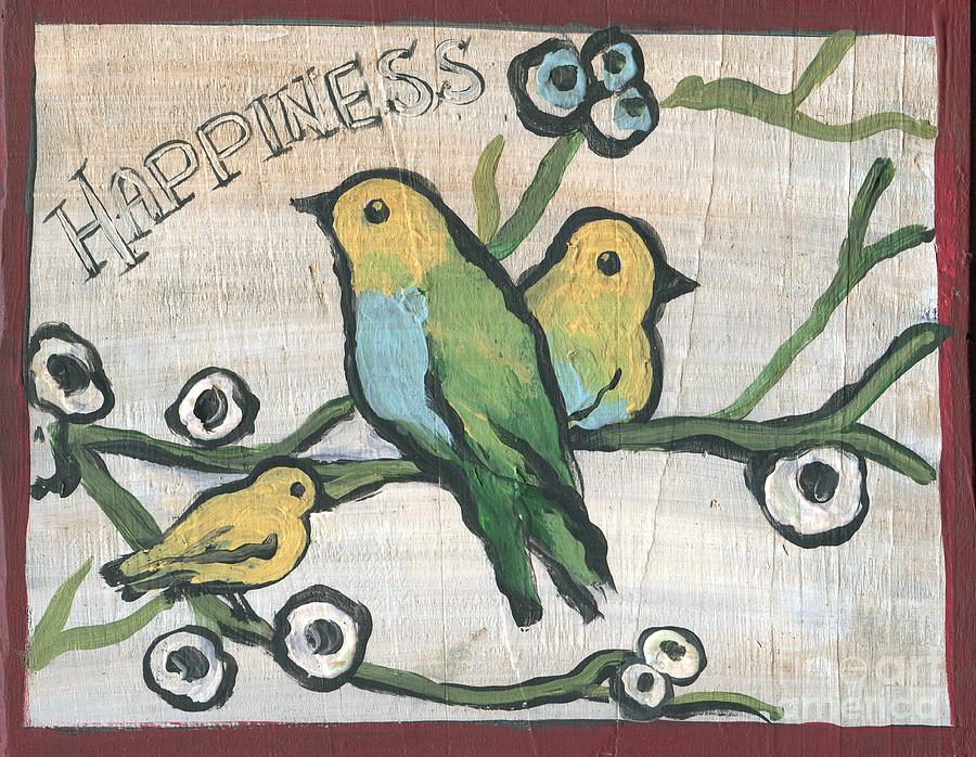 Primitive Birds Painting by Follow Themoonart - Fine Art America
