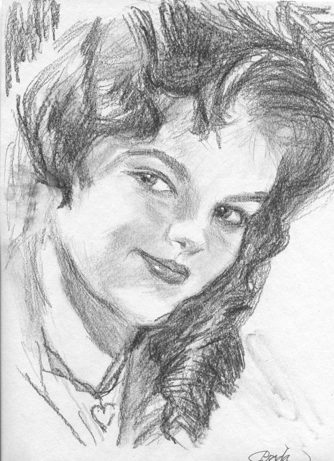 Priscilla Drawing by Horacio Prada