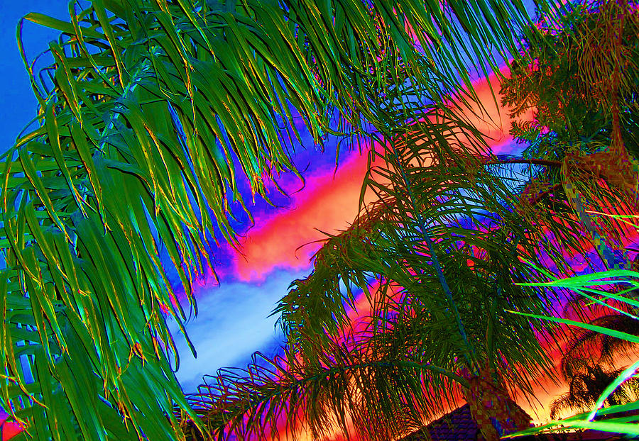 Psychedelic sunset Sunset Photograph by Donna Spadola - Fine Art America