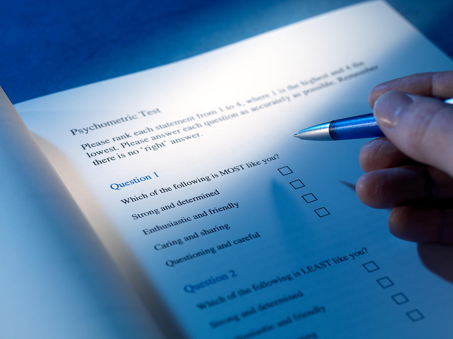 Psychometric Test by Science Photo Library