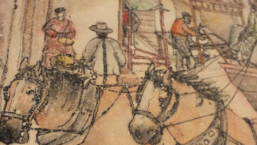 Pulling Hard Painting by Debbi Saccomanno Chan - Fine Art America