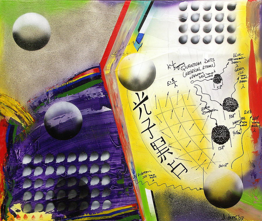 Quantum Dots Painting by David Deak | Fine Art America