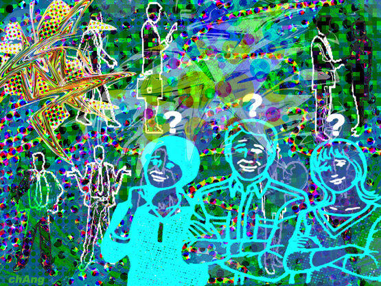 Quesion Marks Digital Art by Bryan Teague - Fine Art America