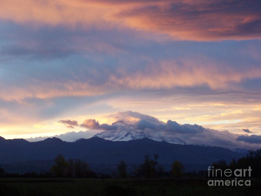 Rainier Cloud Cover Photograph by Douglas Cloud - Fine Art America