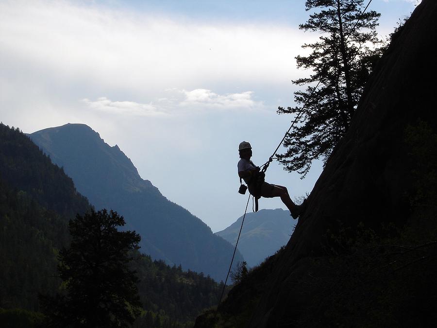 Rappelling Photograph by Alli Stewart - Fine Art America