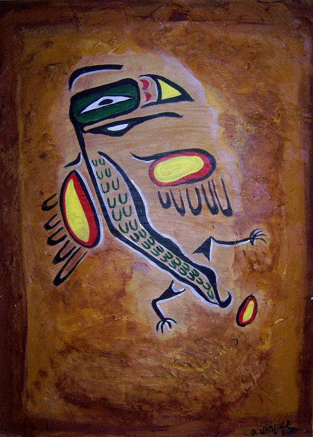 Raven Dance Painting by Ann Whitfield - Fine Art America