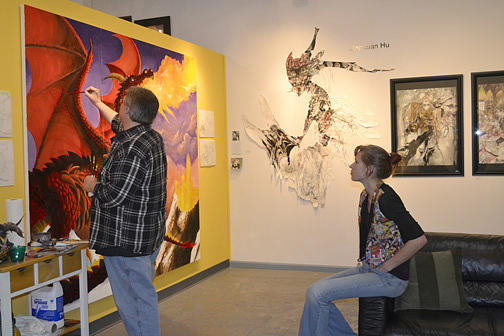 Reception Mixed Media by Gallery - Fine Art America