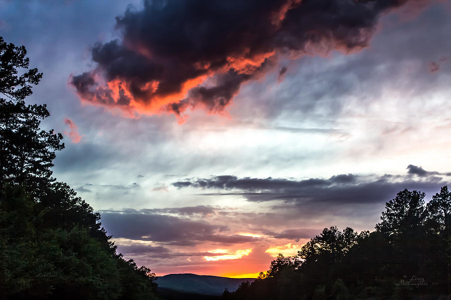 Red Cloud Photograph by Leroy McLaughlin - Fine Art America
