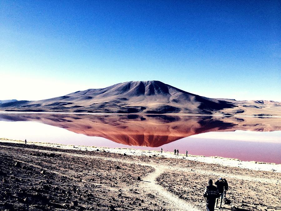 Red Lake Reflection Photograph by Jade Sayers - Fine Art America
