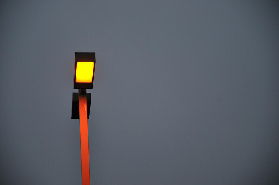 Red Lamp Post Photograph by Kelsey Horne - Fine Art America