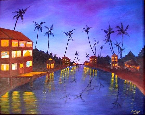 Reflections Painting by Michael Matthews - Fine Art America