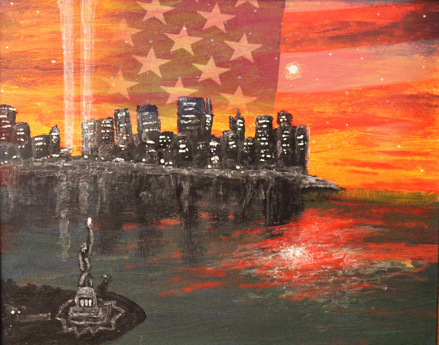 Remembering 9/11 Painting by Andrew Sliwinski