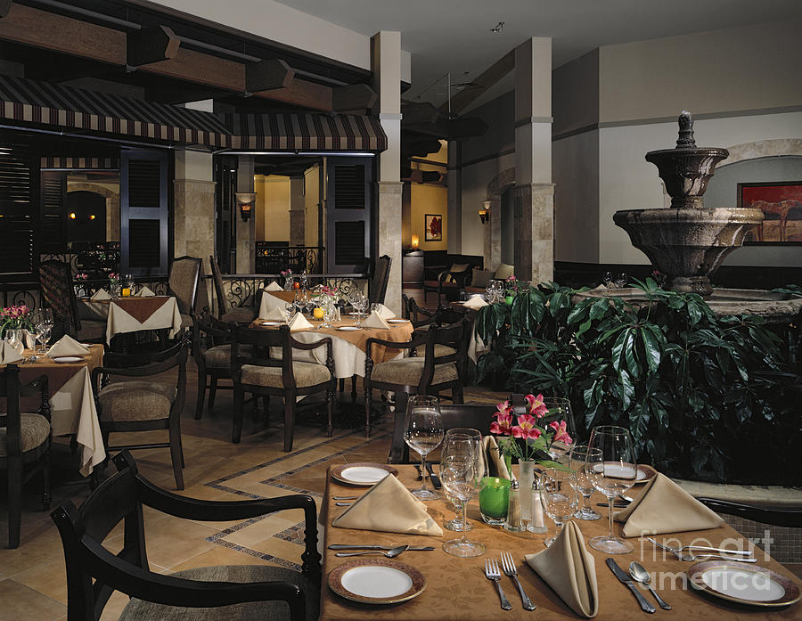 Restaurant Seating Photograph by Robert Pisano - Fine Art America