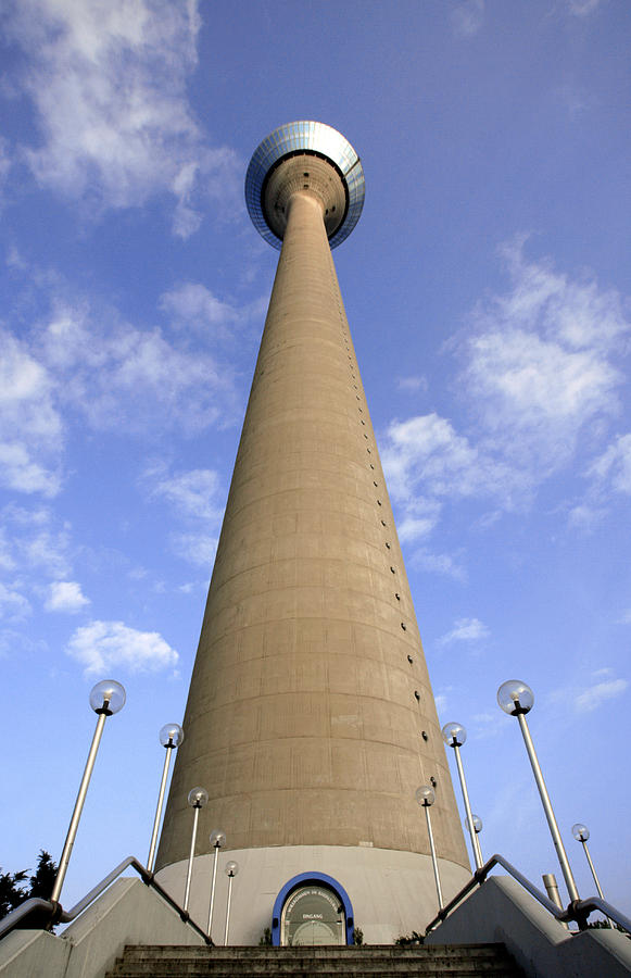 Rhine Tower, Dusseldorf, Germany Photograph by Carlos Dominguez - Fine ...