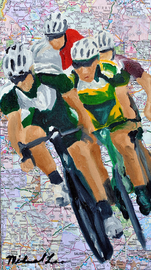 Road Maps Painting by Michael Lee - Fine Art America