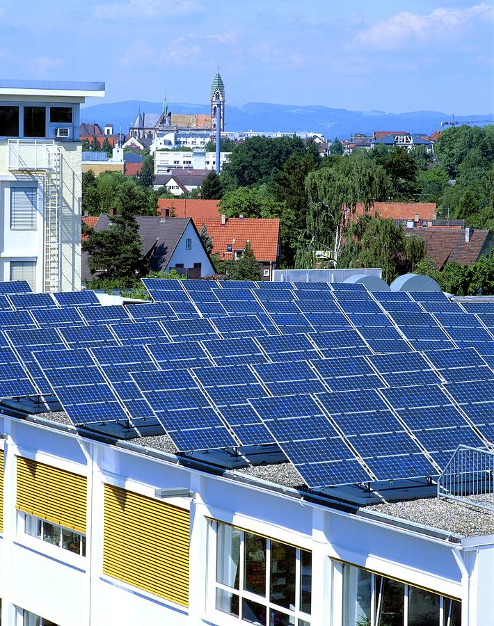 Rooftop Solar Panels, Germany by Science Photo Library