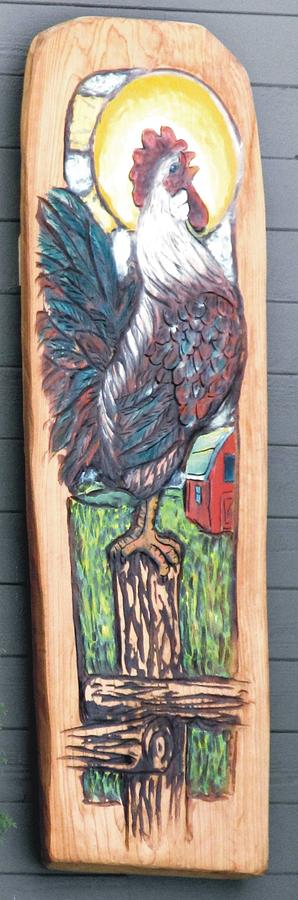 Rooster Relief Relief by Dwayne Davis - Fine Art America