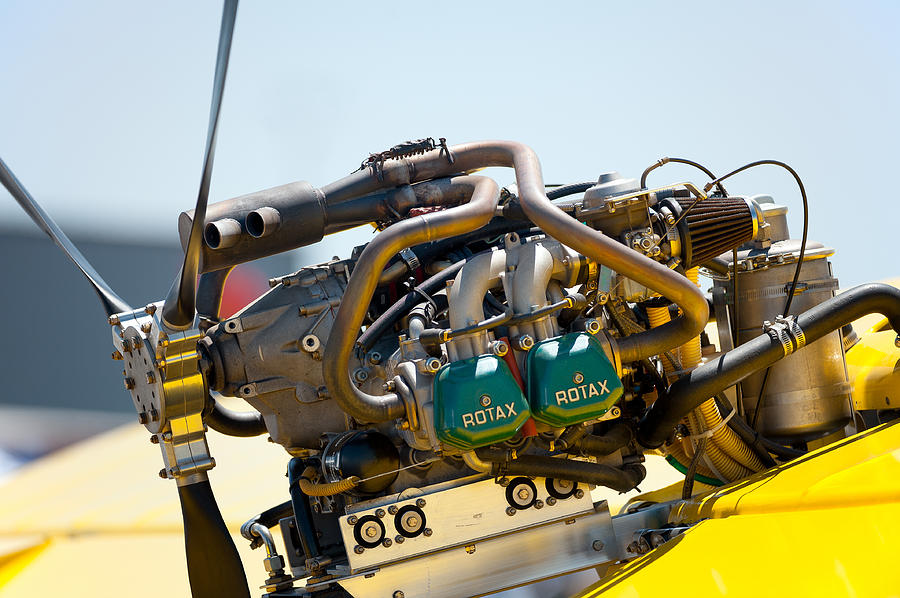 Rotax Engine Photograph by Gary Rose - Pixels