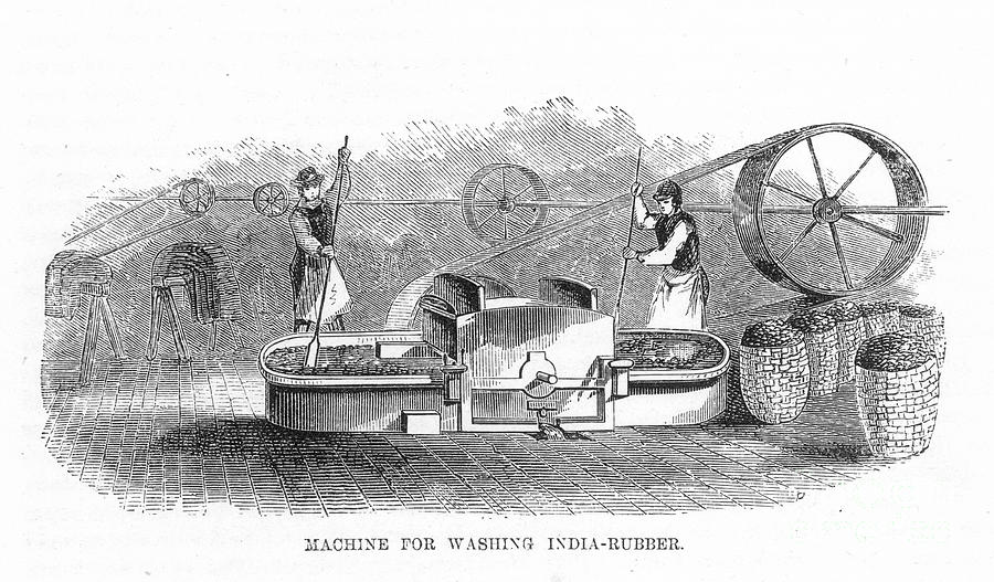 Rubber Processing Photograph by Granger | Pixels