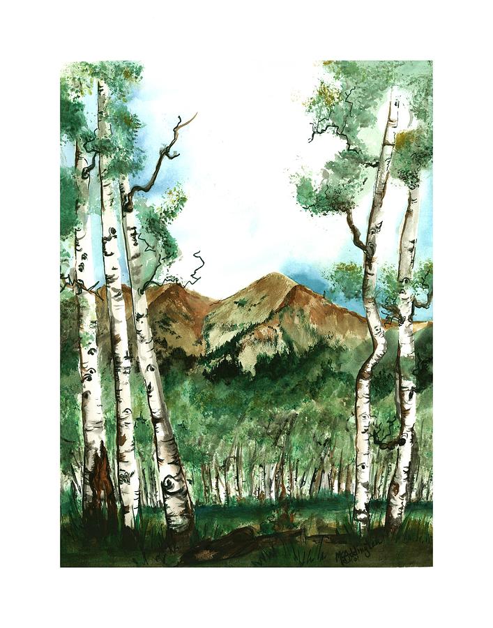 Ruby Mountain Painting by Mary Addington - Fine Art America