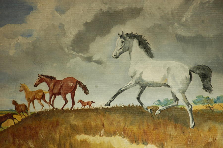 Running Cloud Painting by BJ Jensen | Fine Art America