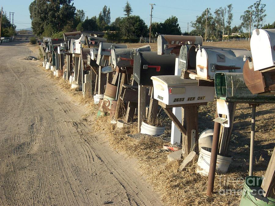Rural Mail Boxes Photograph by Ted W Snoddy - Fine Art America